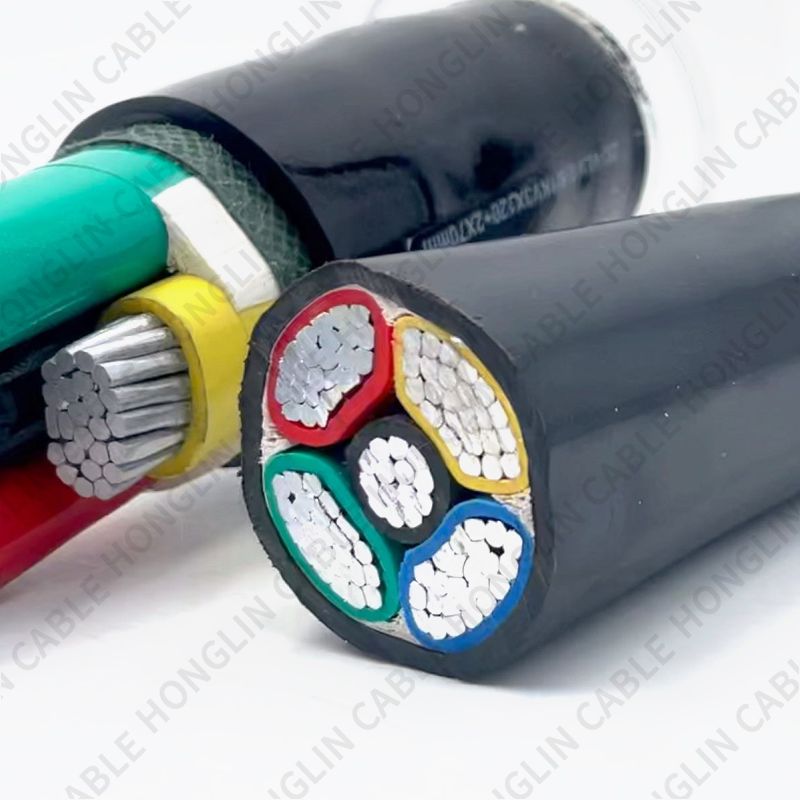 Manufacture 5 core cable medium voltage aluminum core PVC/XLPE ...