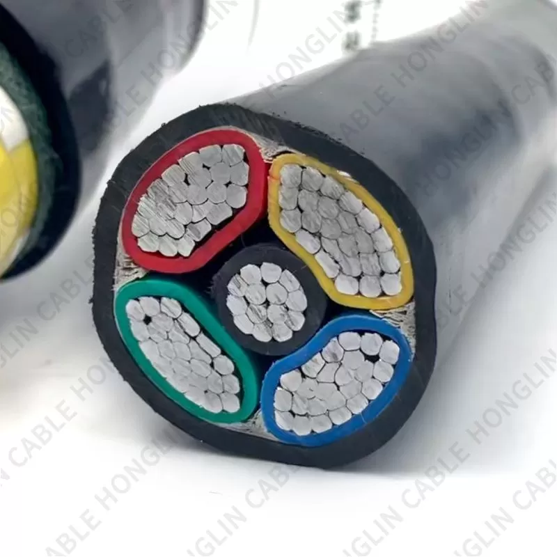 Manufacture 5 core cable medium voltage aluminum core PVC/XLPE ...