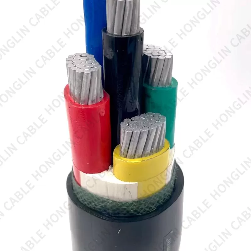 Manufacture 5 core cable medium voltage aluminum core PVC/XLPE ...